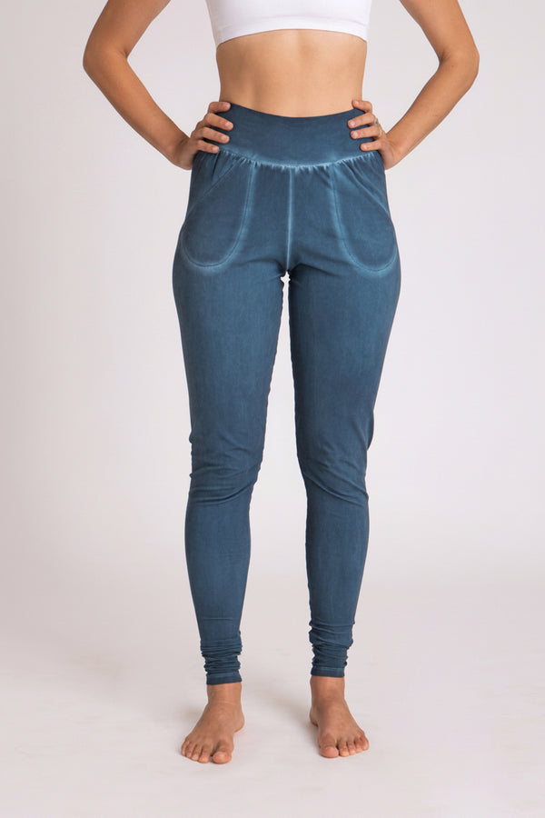 Stonewash Extra Long Slouchy Pants | Ripple Yoga Wear